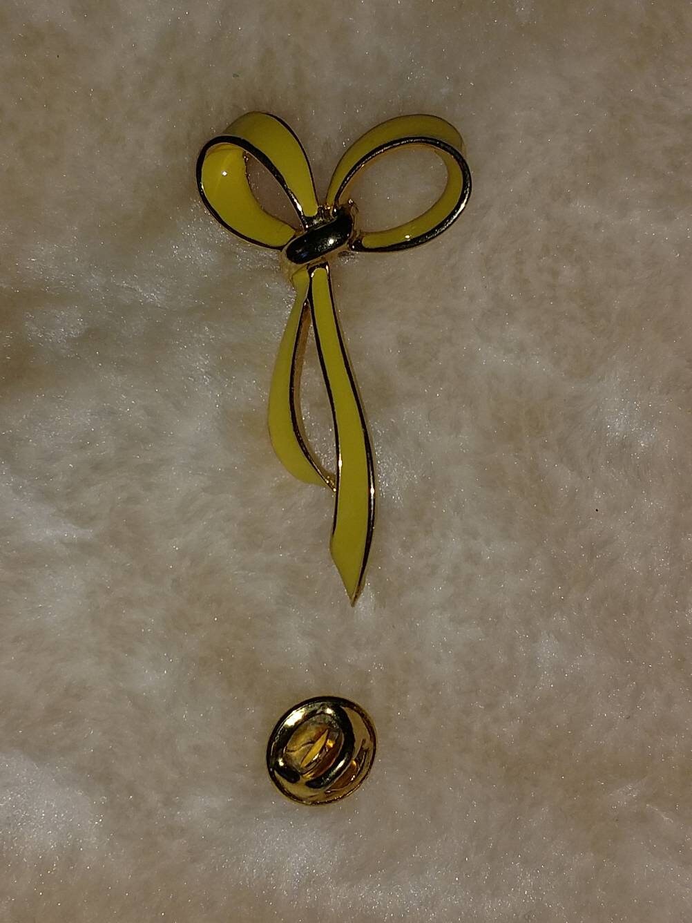 Ballou Pins Vintage Yello Ribbon Pin... Longtime Favorite Pins... - Etsy