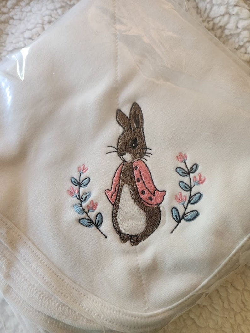 Baby Blanket Crib Blanket Peter Rabbit Blanket Flopsy Rabbit Blanket ...