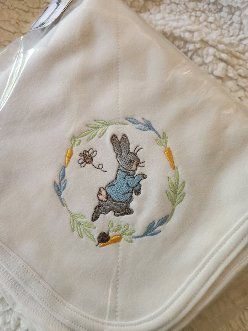 Baby Blanket Crib Blanket Peter Rabbit Blanket Flopsy Rabbit Blanket ...