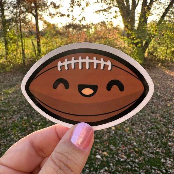 Football Cute Sticker - Etsy