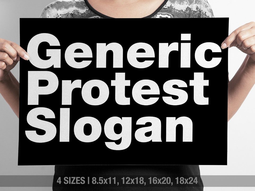 INSTANT DOWNLOAD Generic Protest Slogan Sign, Womens March Sign, 2019 ...