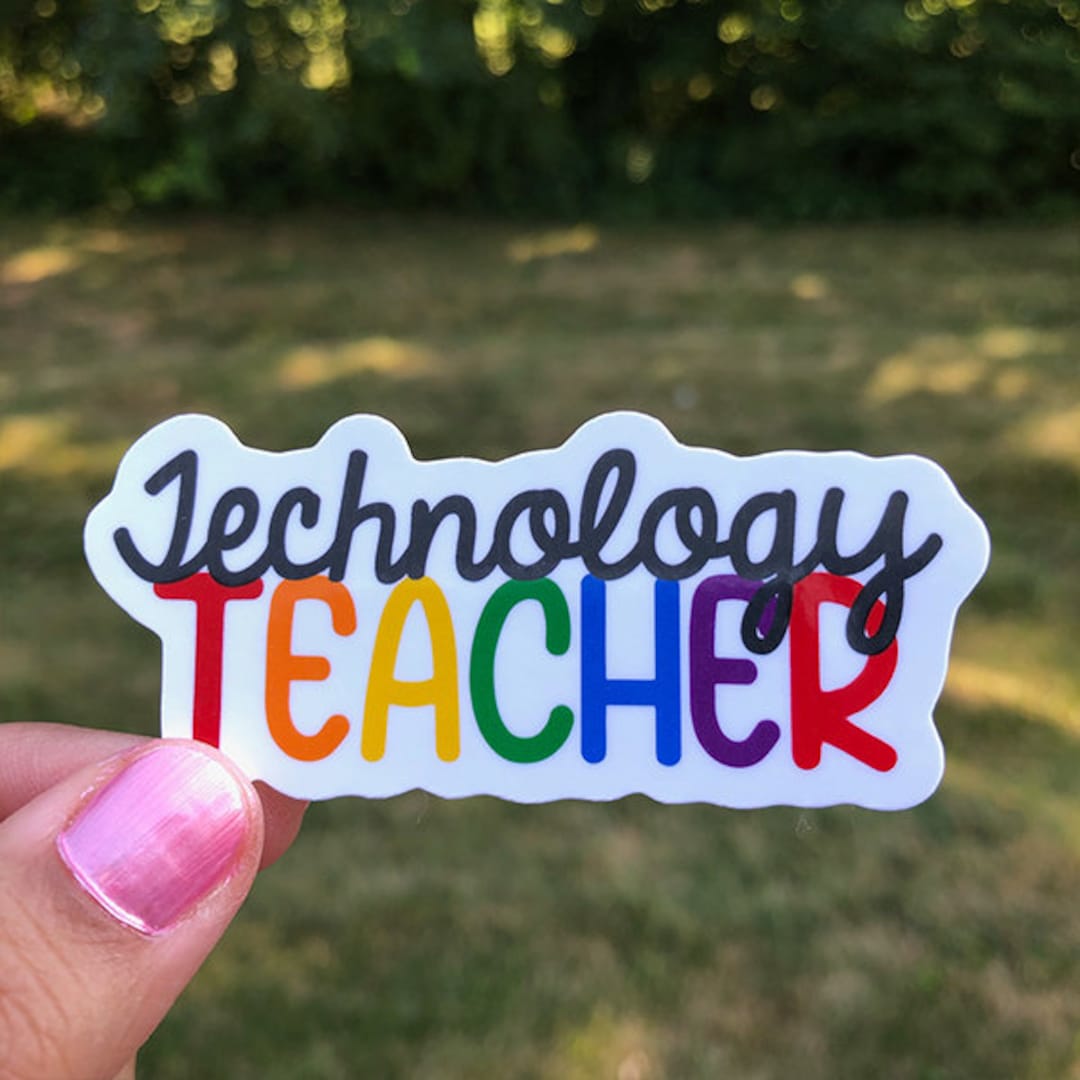 Technology Tech Ed Teacher Sticker - Etsy