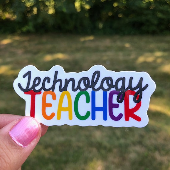 Technology Tech Ed Teacher Sticker | Etsy