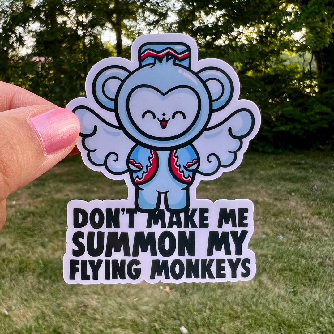 Flying Monkeys Sticker - Etsy