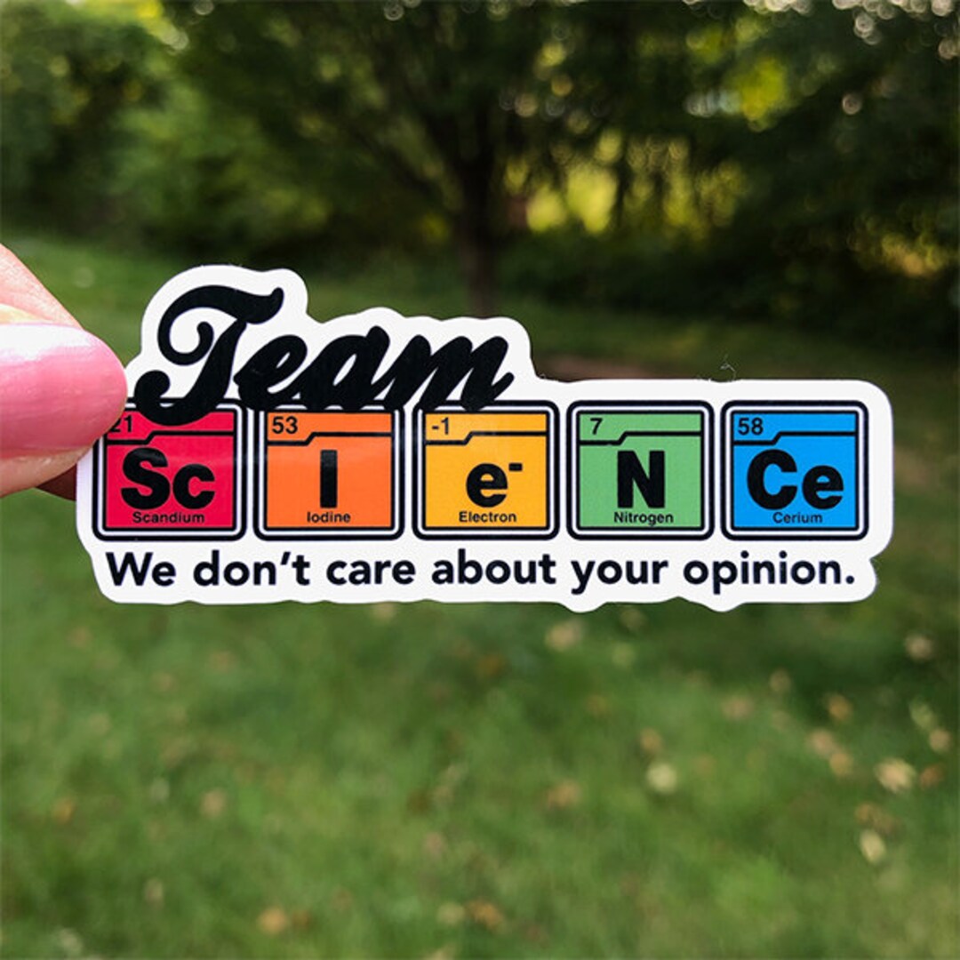 Team Science Sticker - Etsy