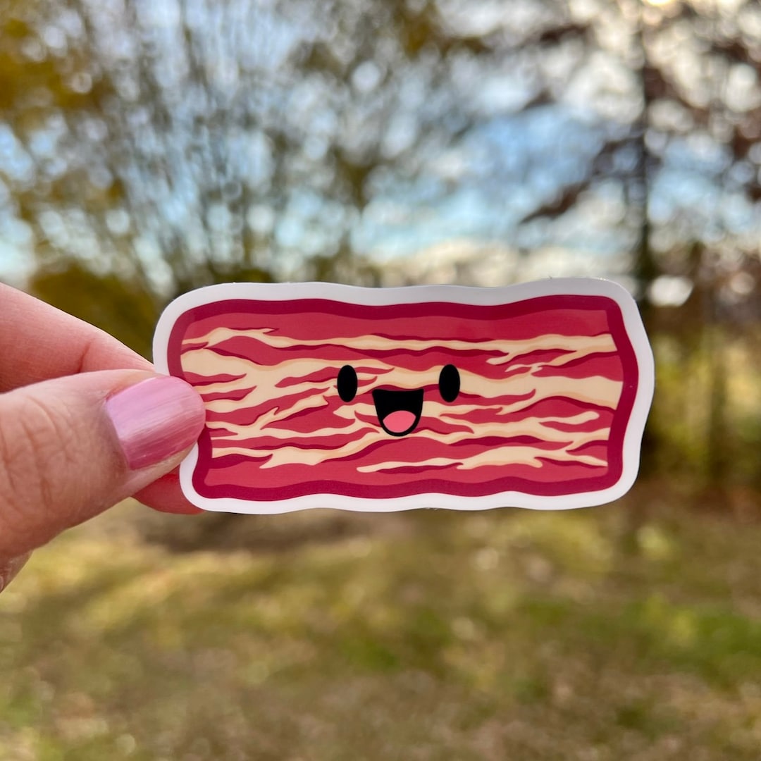 Cute Bacon Sticker - Etsy