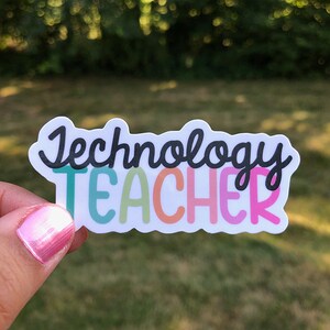 Technology Tech Ed Teacher Sticker - Etsy