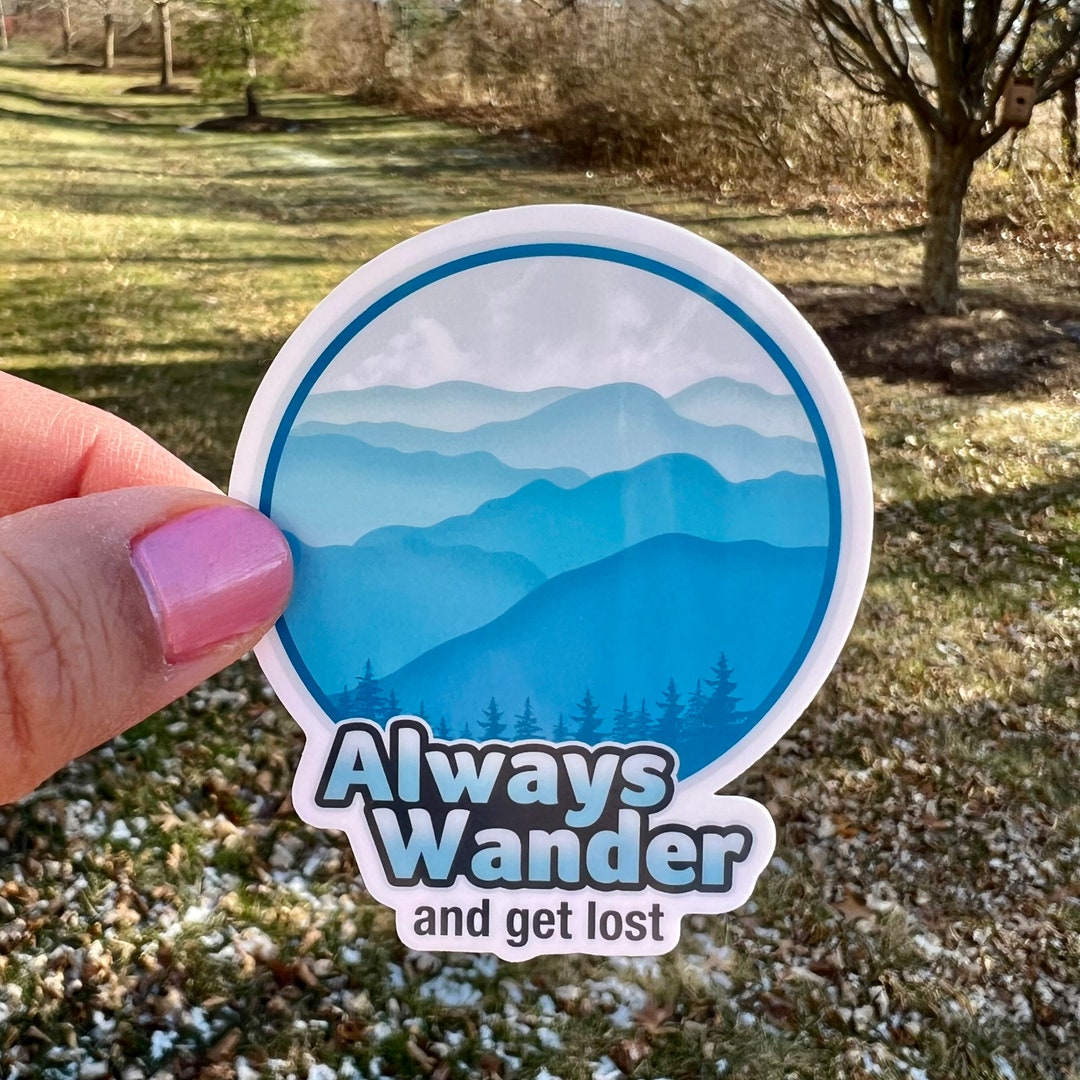Always Wander and Get Lost Travel Sticker - Etsy