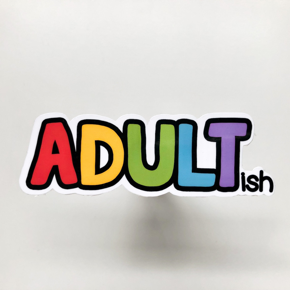 Adultish Sticker Adult Sticker - Etsy