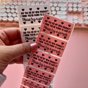 Please Try a Sample Packaging Stickers 2.25 X 1.25 Inch Thermal Printer ...