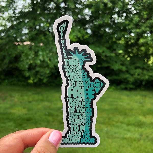 Statue of Liberty Sticker - Etsy