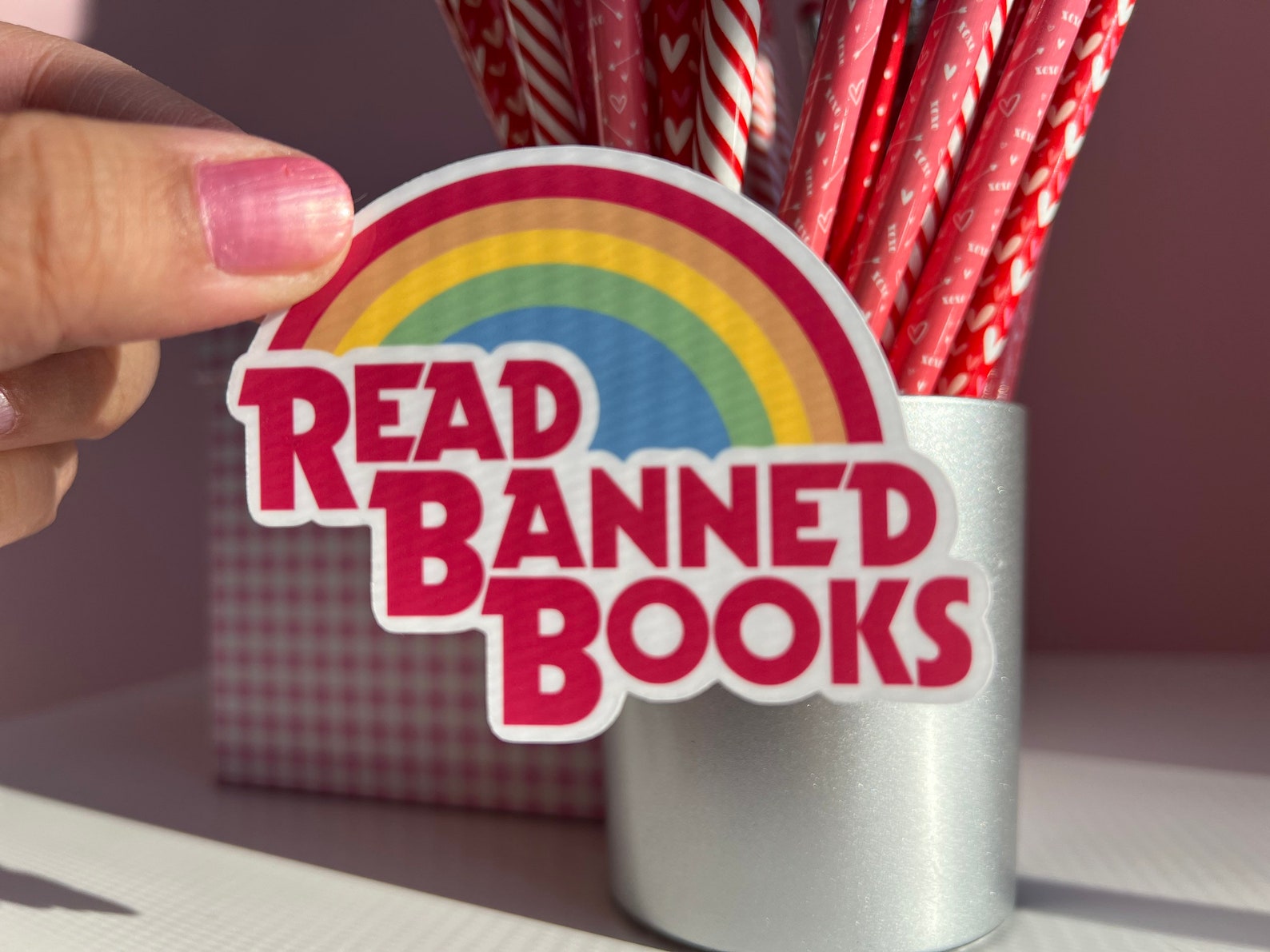 Read Banned Books Sticker | Etsy