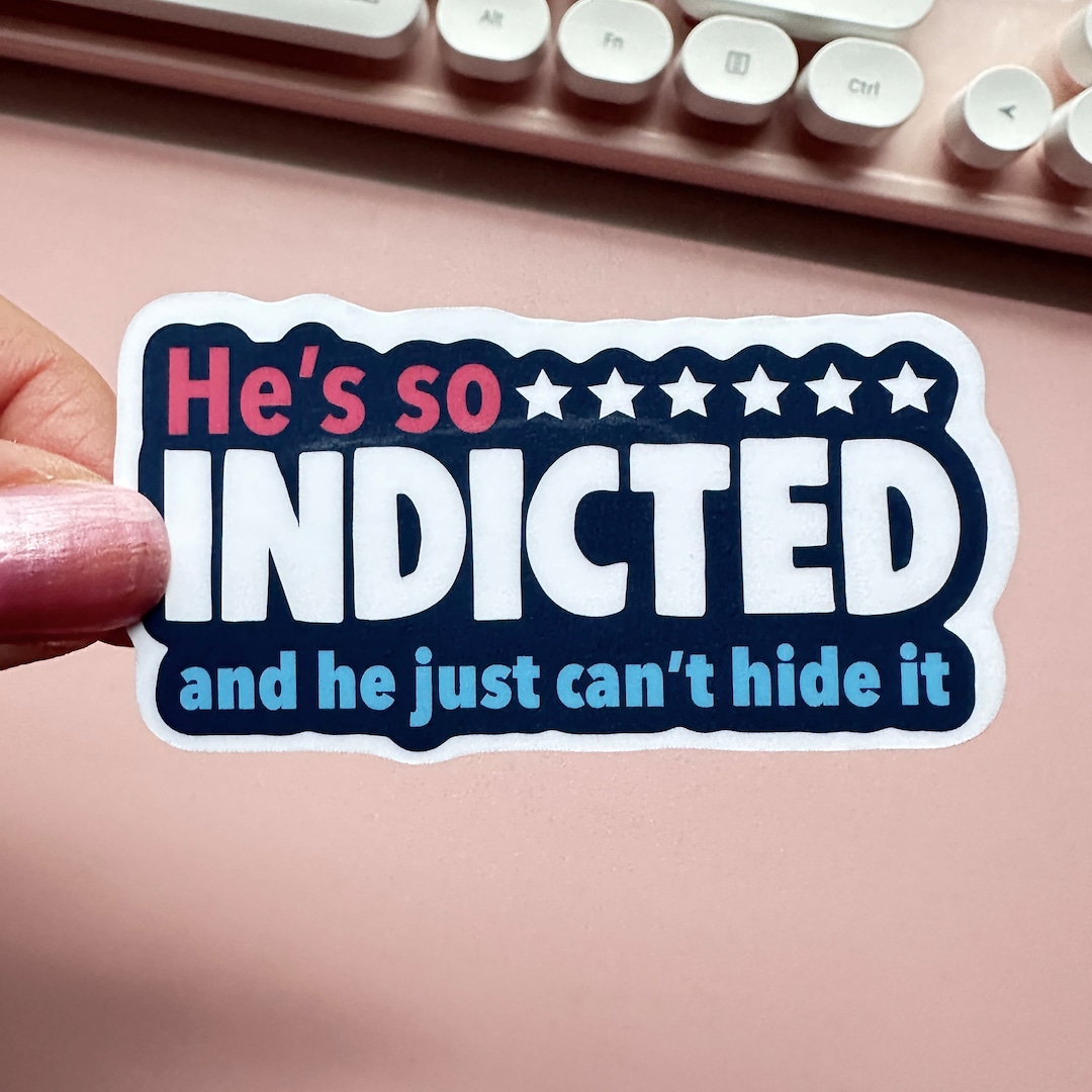 Indictment Indicted Sticker - Etsy