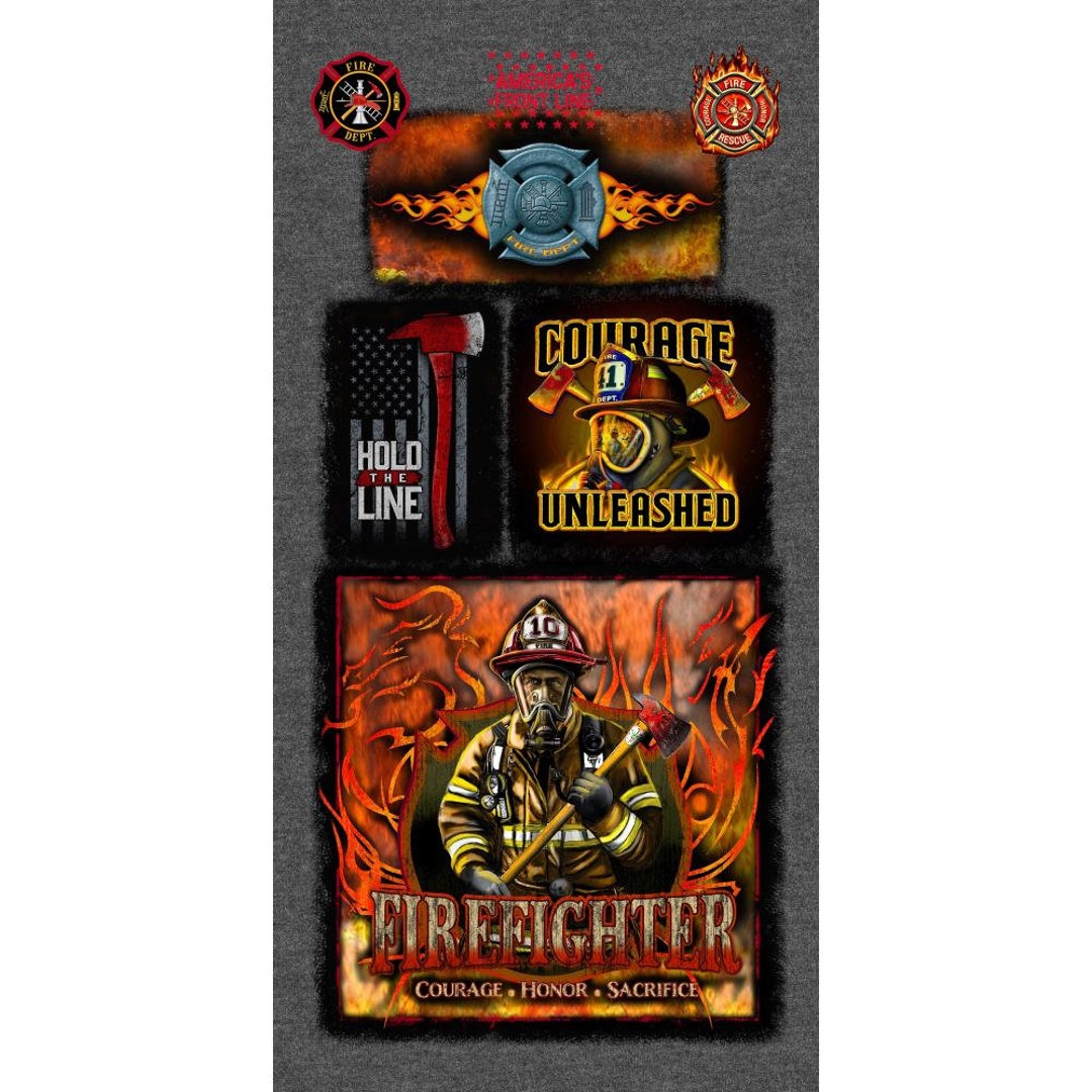 Firefighter Panel 1337FF Service and Rescue by Sykel Enterprises Sold ...