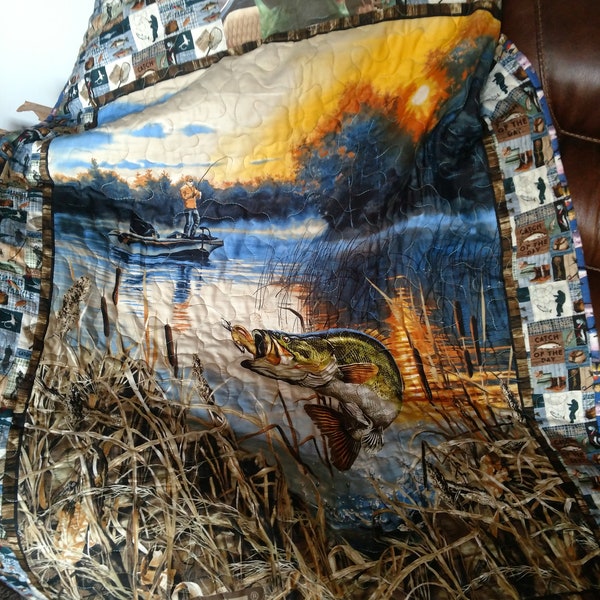 Bass Fish Quilt Pattern - Etsy