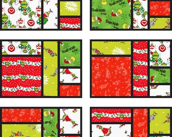 FREE Pattern With This Quilt Kit the Christmas Mischief. How the Grinch ...