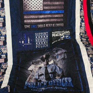FREE PATTERN With This Honoring Police Department Fabric KIT by Sykel ...