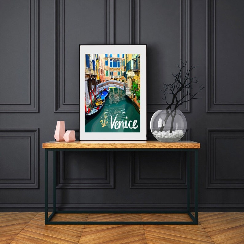 Venice Italy Travel Artwork Print Birthday/anniversary Gift - Etsy