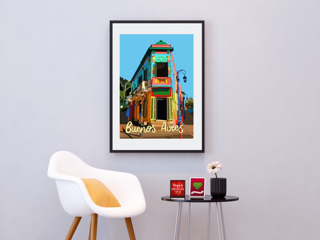 Buenos Aires, Argentina Travel Artwork Print Gift for Him/her/friend La ...