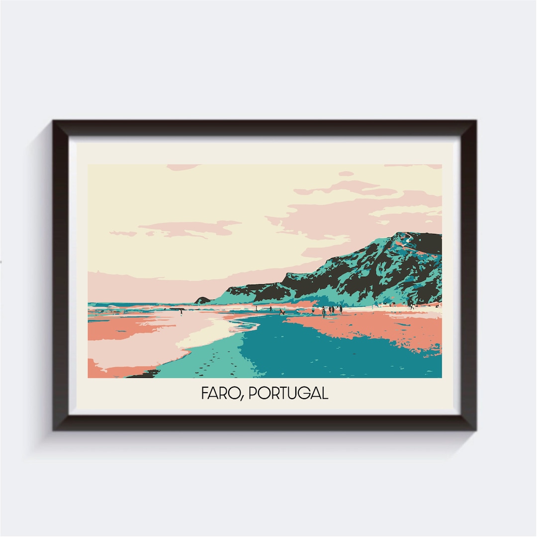 Faro Portugal Postcard Style Travel Print Gift for Him/her - Etsy UK
