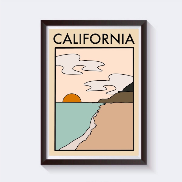 California Art Print - Etsy