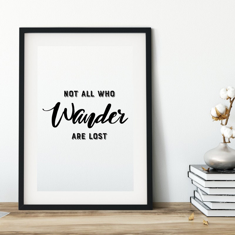 Wander Poster - Etsy UK