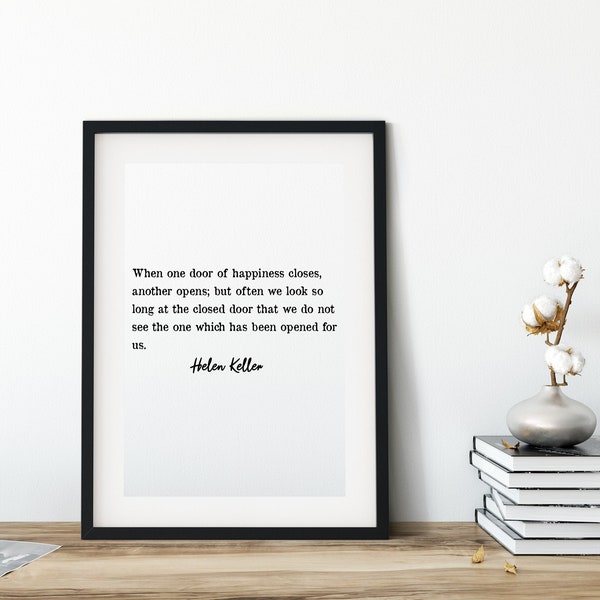 Helen Keller Quote - Etsy