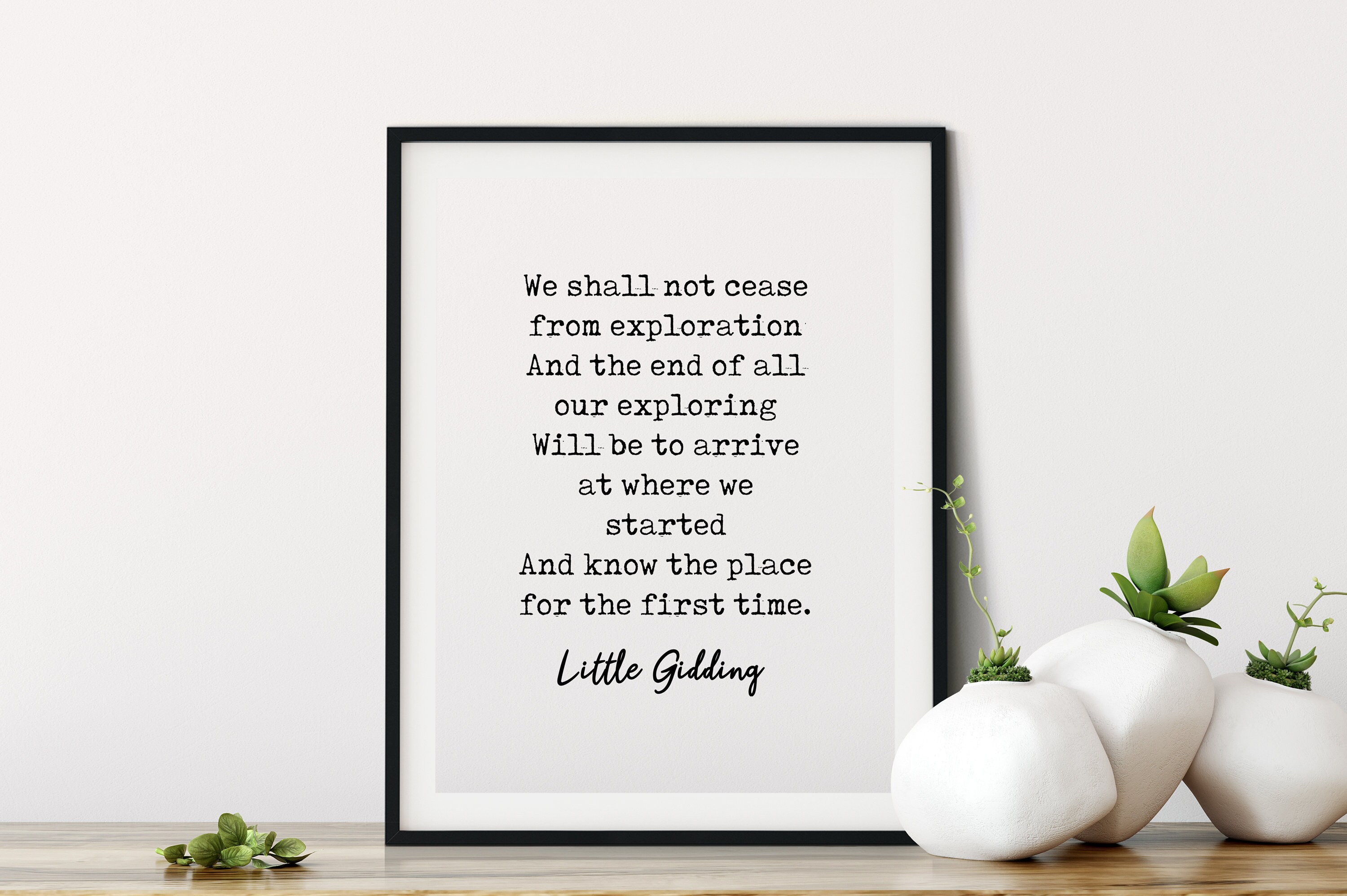 TS Eliot Wall Art, Download, Exploration Wall Art, Poetry Art ...