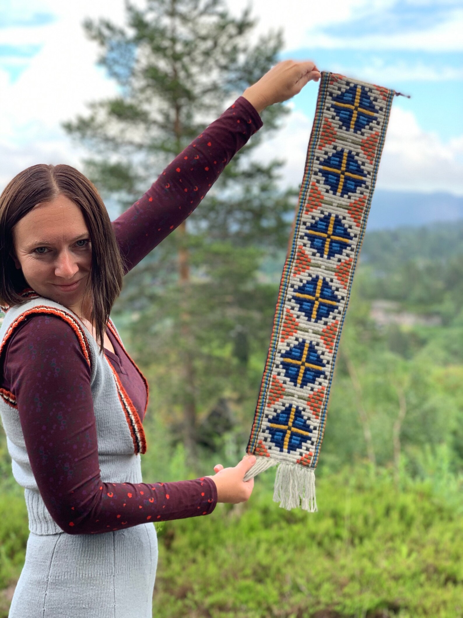 Norwegian Home Decor Norwegian Bell Pull Norwegian Folk | Etsy