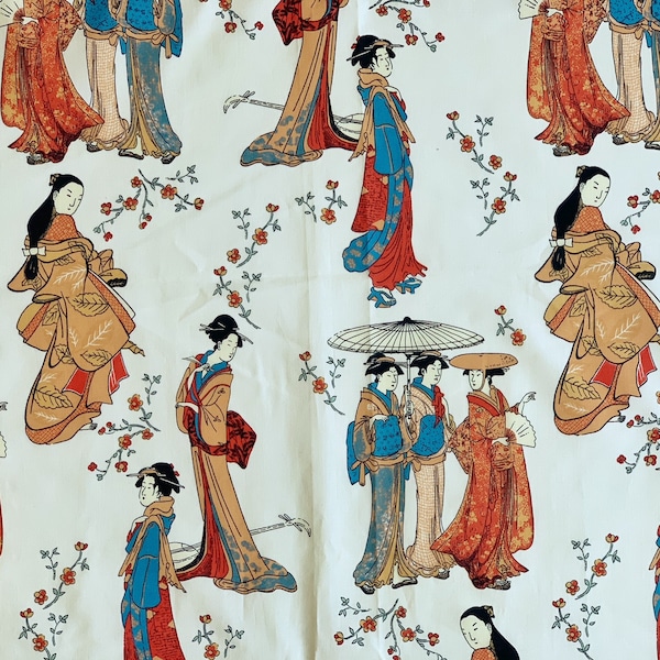 Geisha Fabric - Etsy