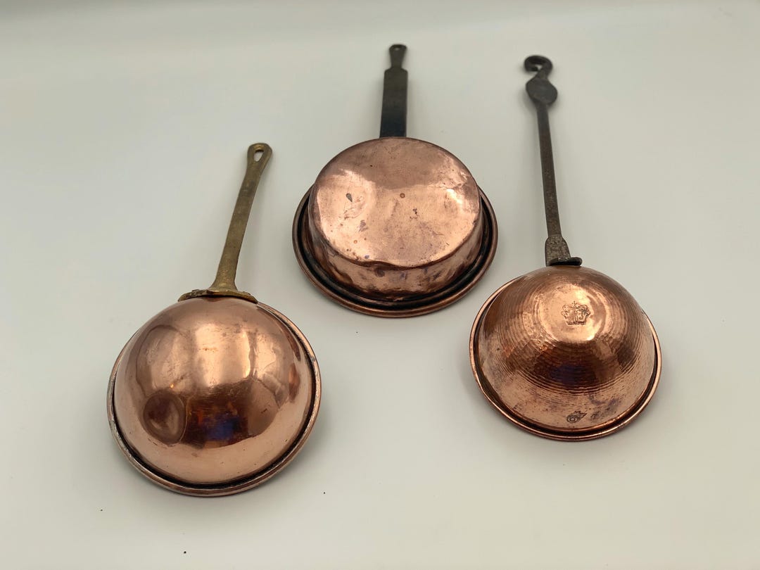 Antique Copper Ladle , Copper Kitchen Decor , Rustic Kitchen Decor ...