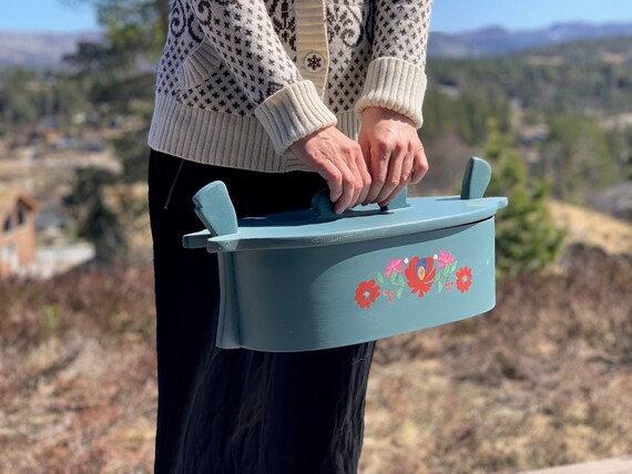 Bentwood Box Norwegian Wood Box Norwegian Folk Art - Etsy