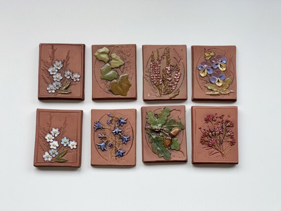 JIE Gantofta Sweden Small Ceramic Tile Cottagecore Wall | Etsy