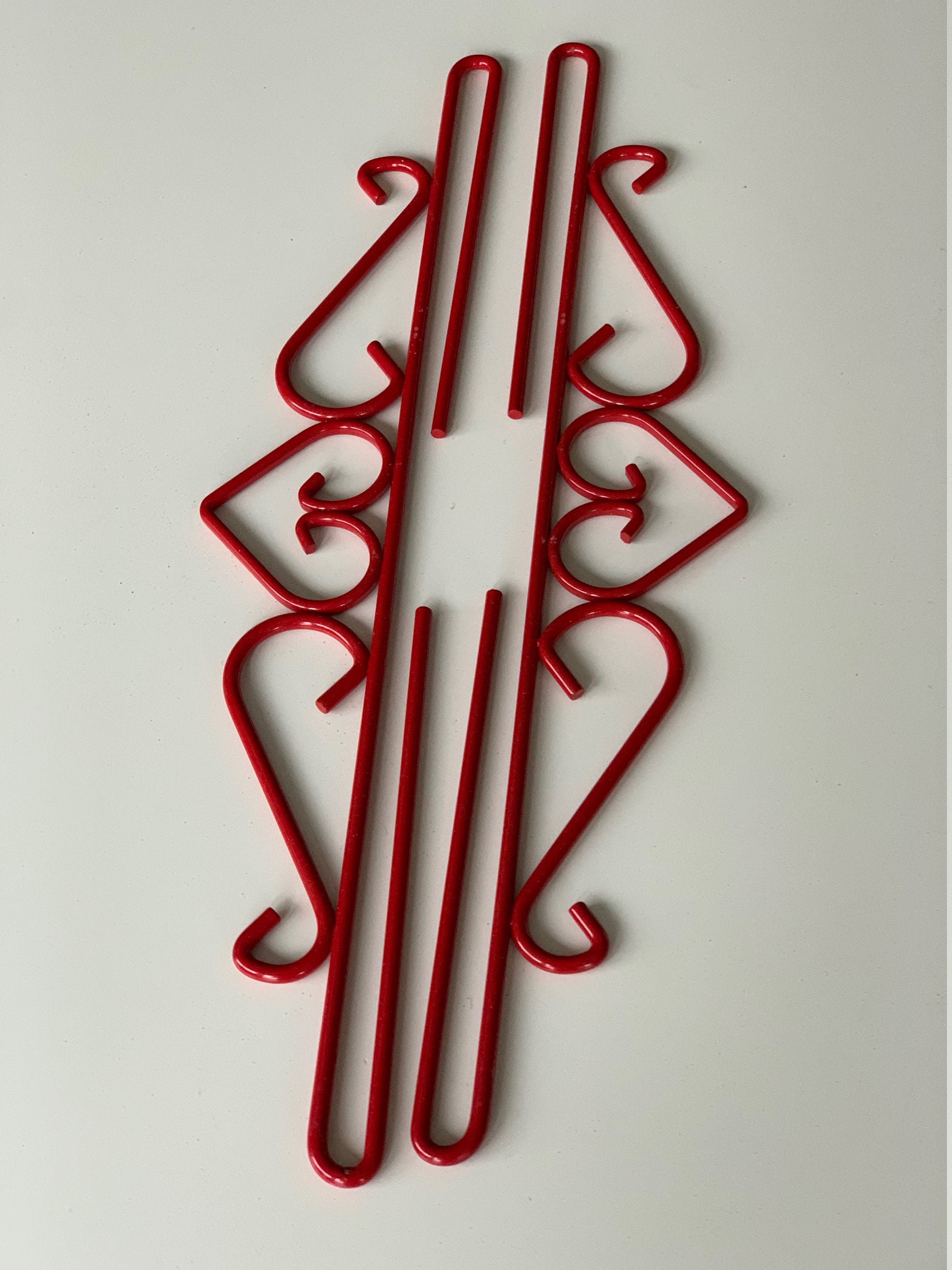 Needlecraft Frames Red Bell Pull Hangers Needlework Hangers | Etsy