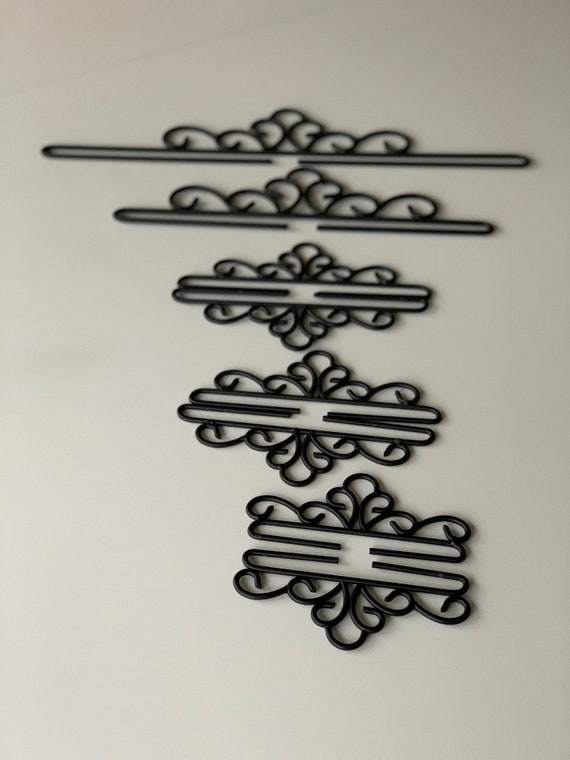Bell Pull Hangers Metal Wrought Embroidery Hangers Norwegian - Etsy