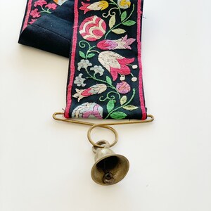 Embroidered Bell Pull - Etsy