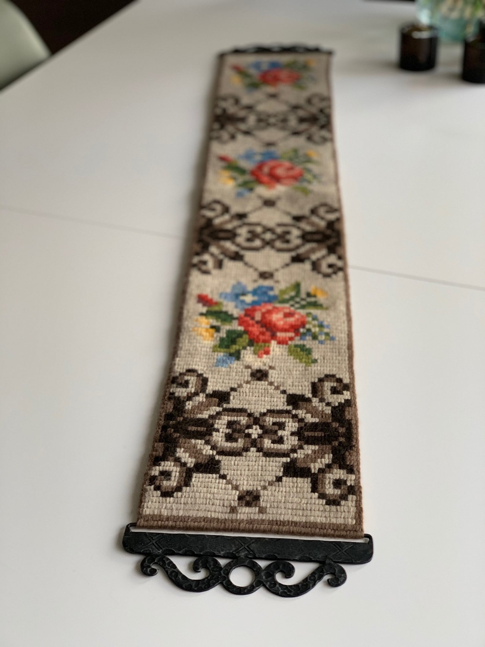 Vintage Bell Pull Norwegian Tapestry Norwegian Folk Art - Etsy