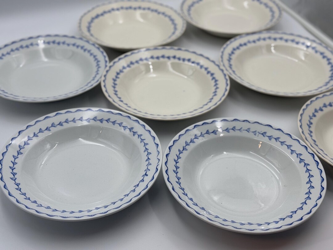 Arabia Finland Deep Plates Set of 8 , Deep Plates for Soup or Porridge ...
