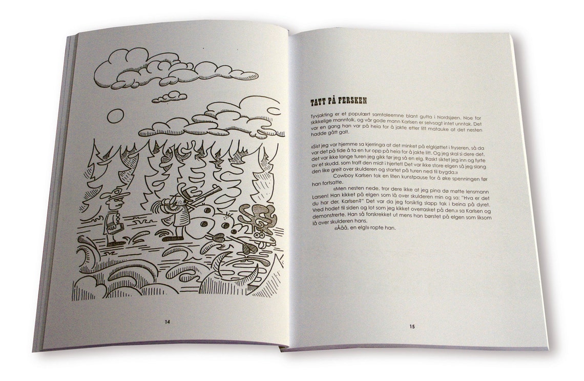 Norwegian Book Oil Rig Gift Stories Cowboy Karlsen Book Gift - Etsy