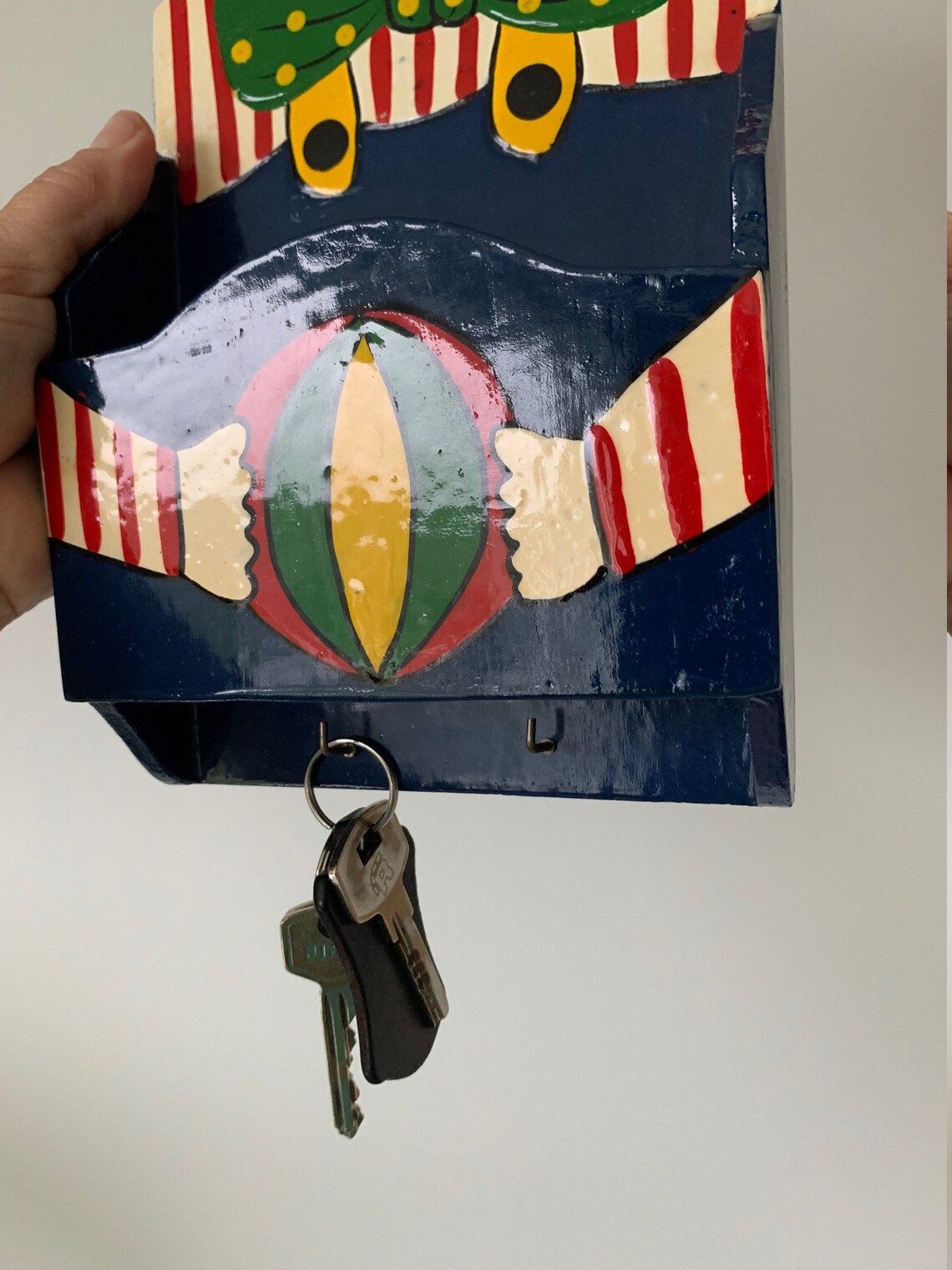 Clown Key Hanger Kids Room Clown Holder - Etsy