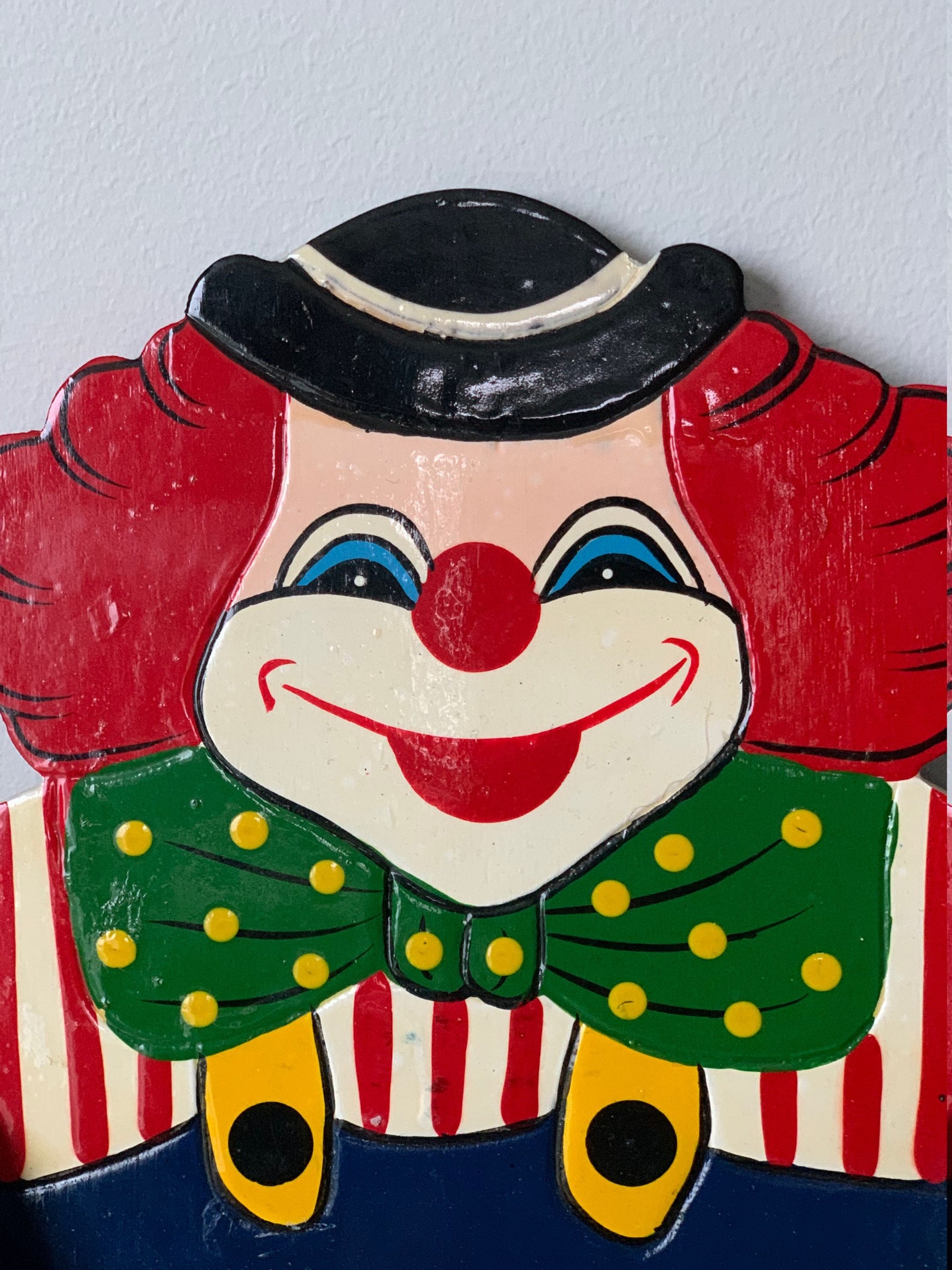 Clown Key Hanger Kids Room Clown Holder - Etsy