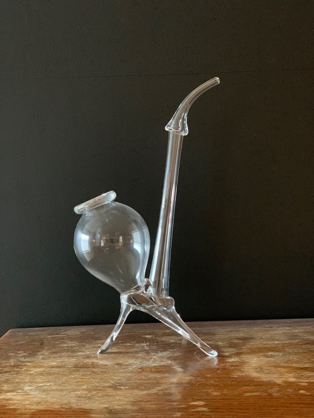 Cognac Glass Pipe , N&S Bohemia Harrachov Czech Republic Glass Pipe ...