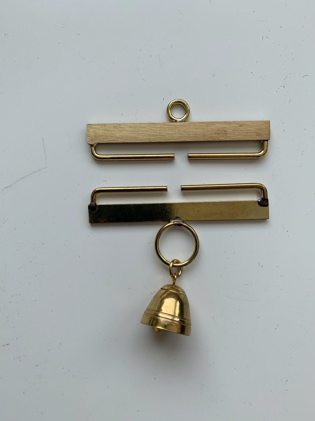 Bell Pull Hanger With Bell , Brass Tapestry Hanger , Bell Pull Ends - Etsy