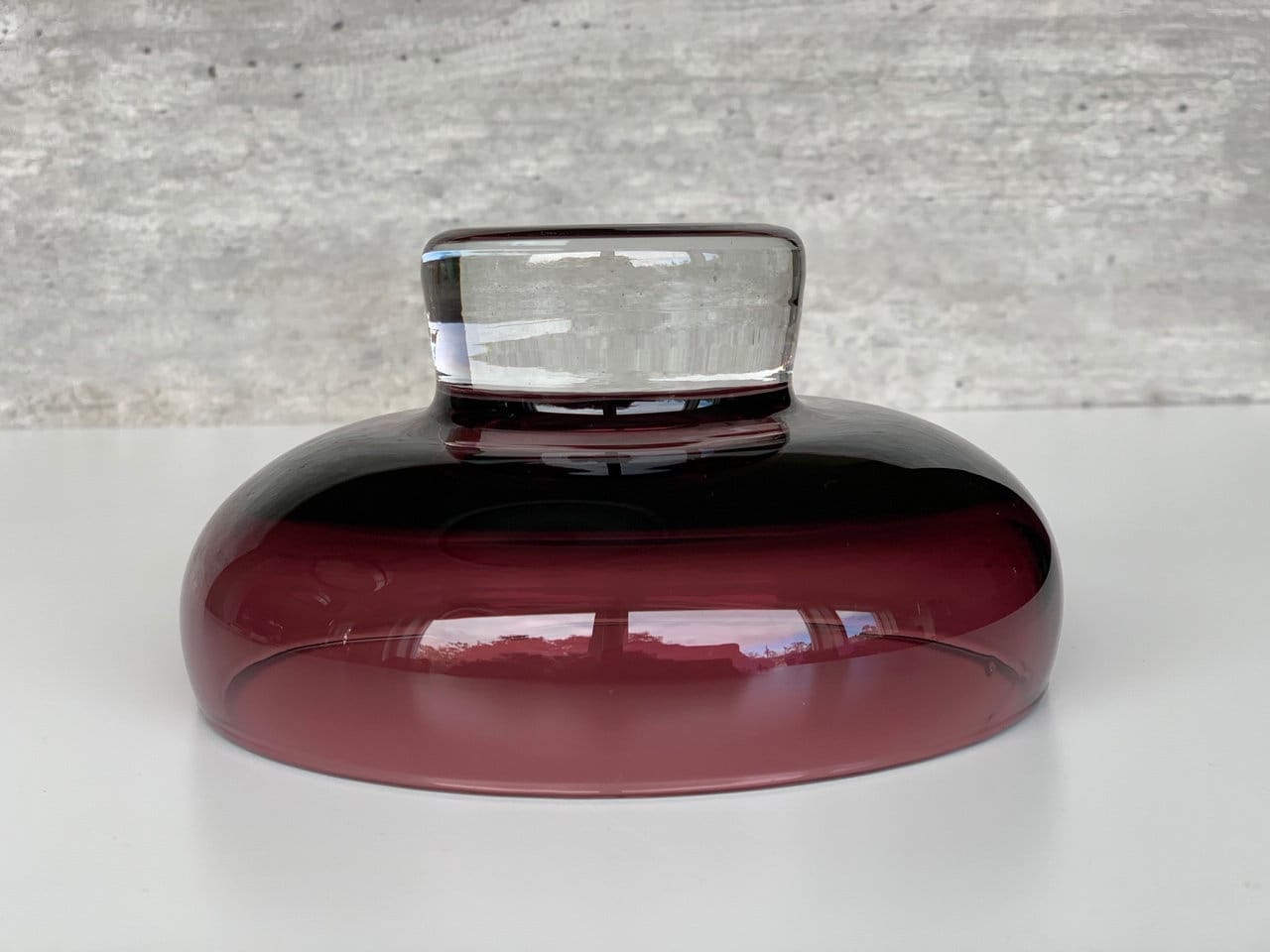 Hadeland Glass Norway Serie Lyngen 70s Vintage Purple Glass Bowl ...