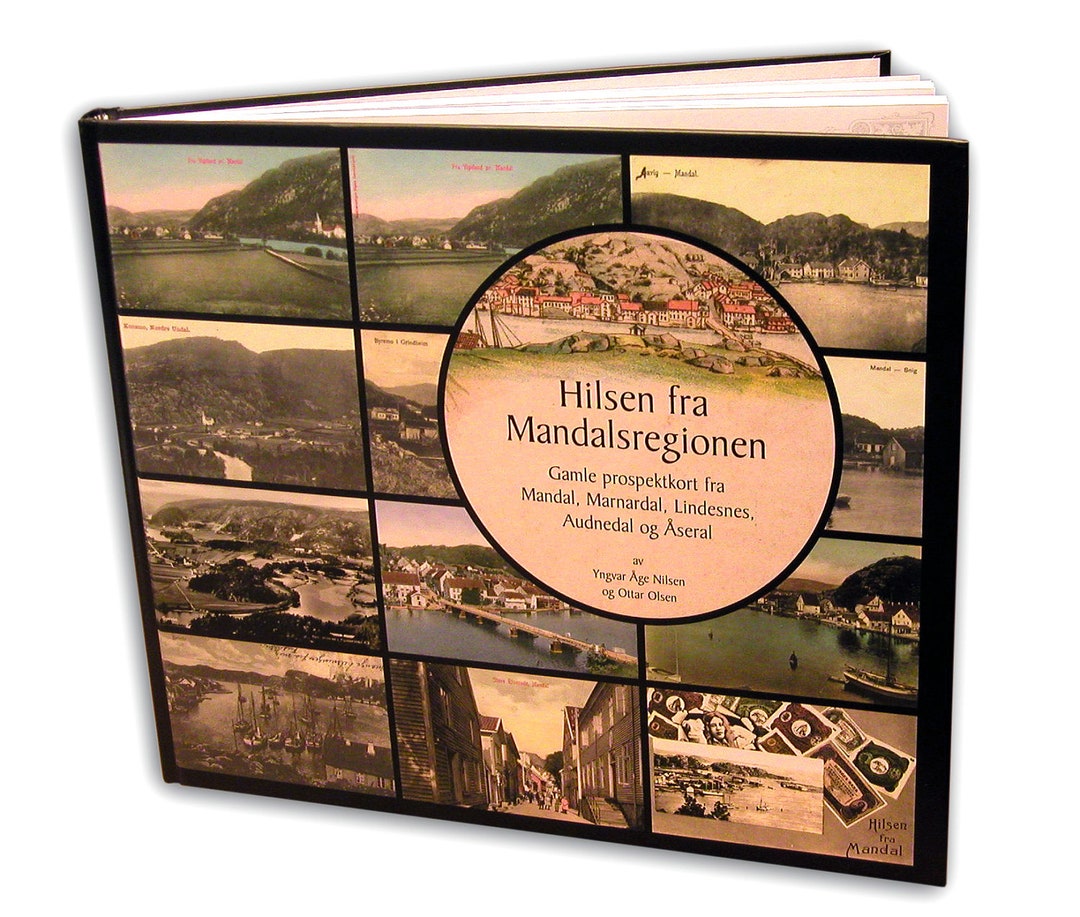 Norwegian Book Norwegian Postcards History Greetings From Mandal Gift ...
