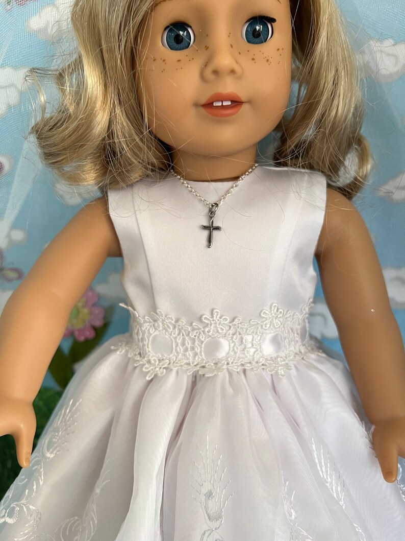 First Communion Dress for 18 Inch Doll Like American Girl - Etsy