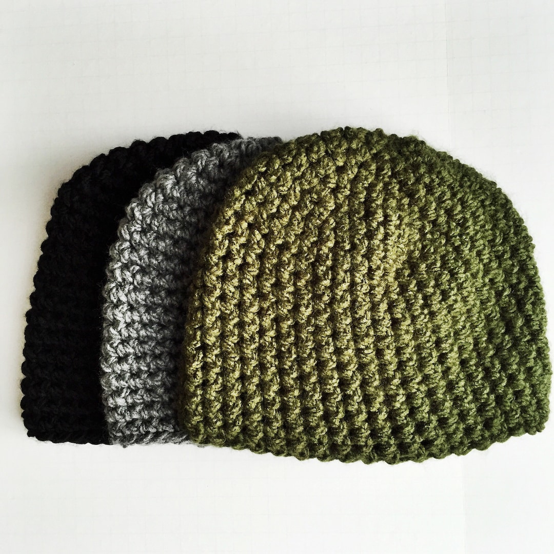 Easy One Hour Beanie Crochet Pattern Bundle (PDF Pattern) - Etsy