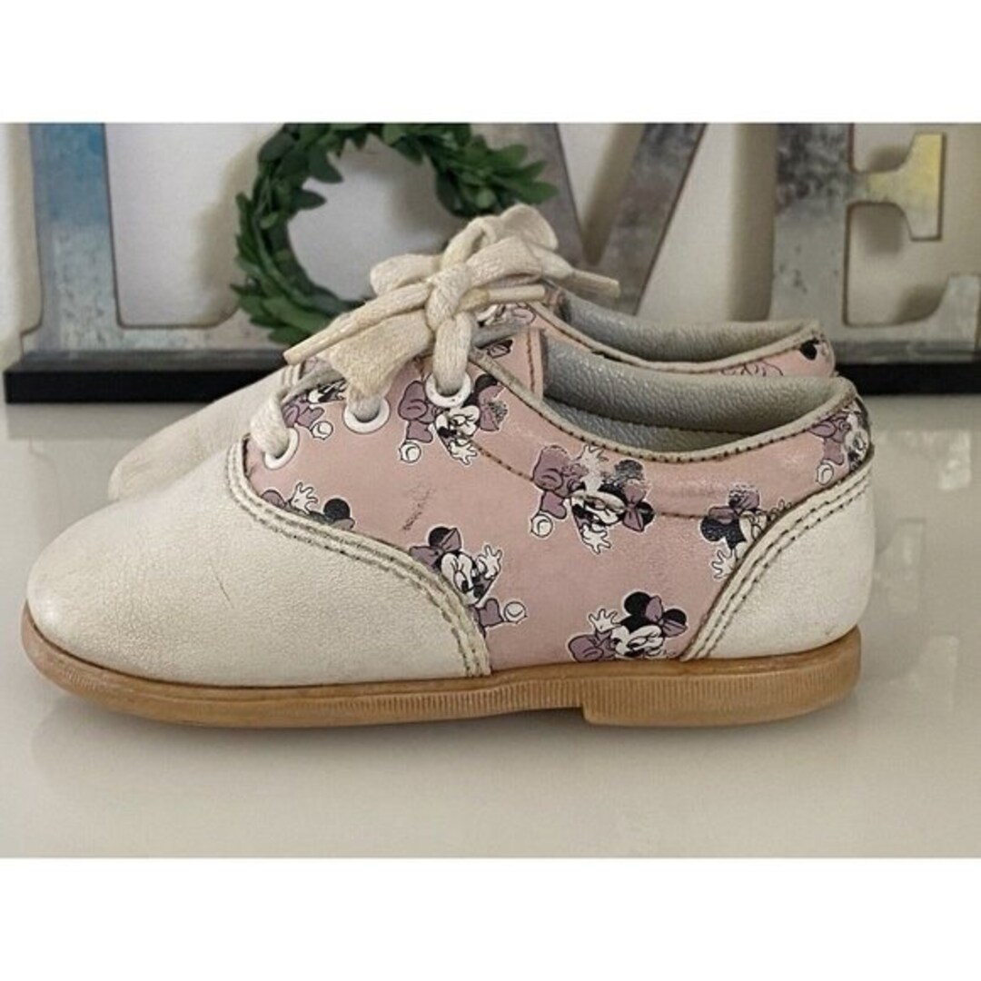 Vintage Disney Minnie Mouse Toddler Lace up Girls Shoes Size 4 Rare ...