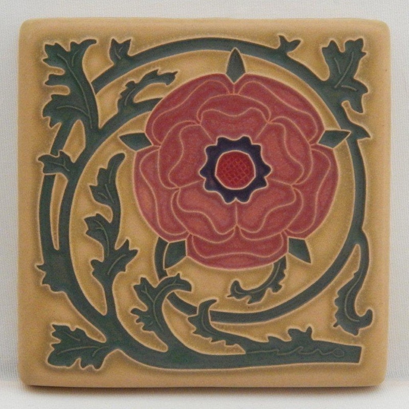 Rose Tiles - Etsy