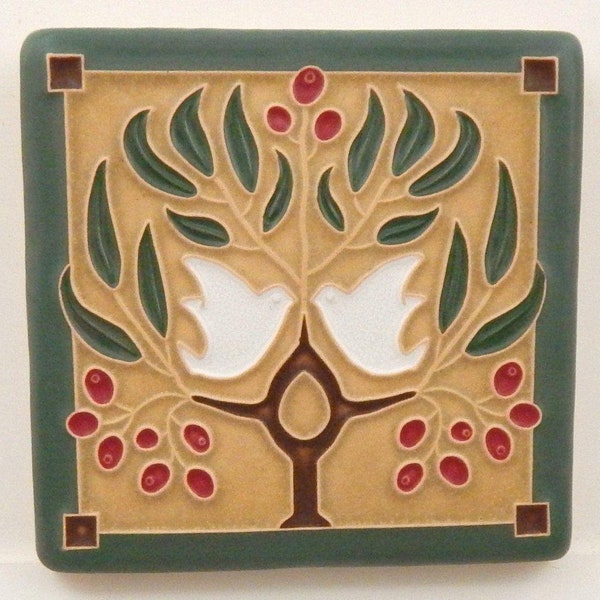 Craftsman Green Tiles - Etsy